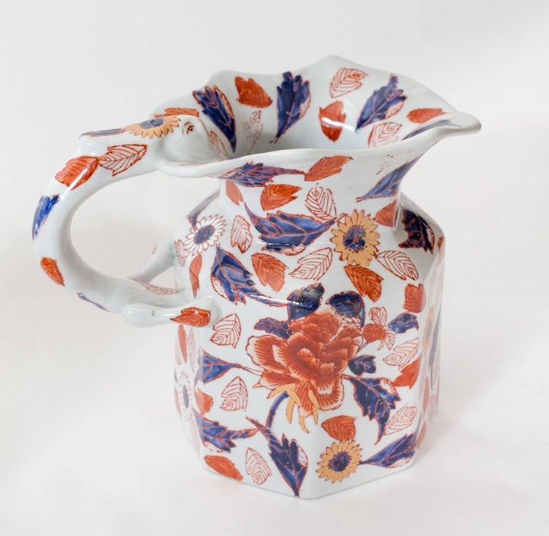 Blue, Purple and Orange Porcelain Pitchers from China For Sale at 1stDibs