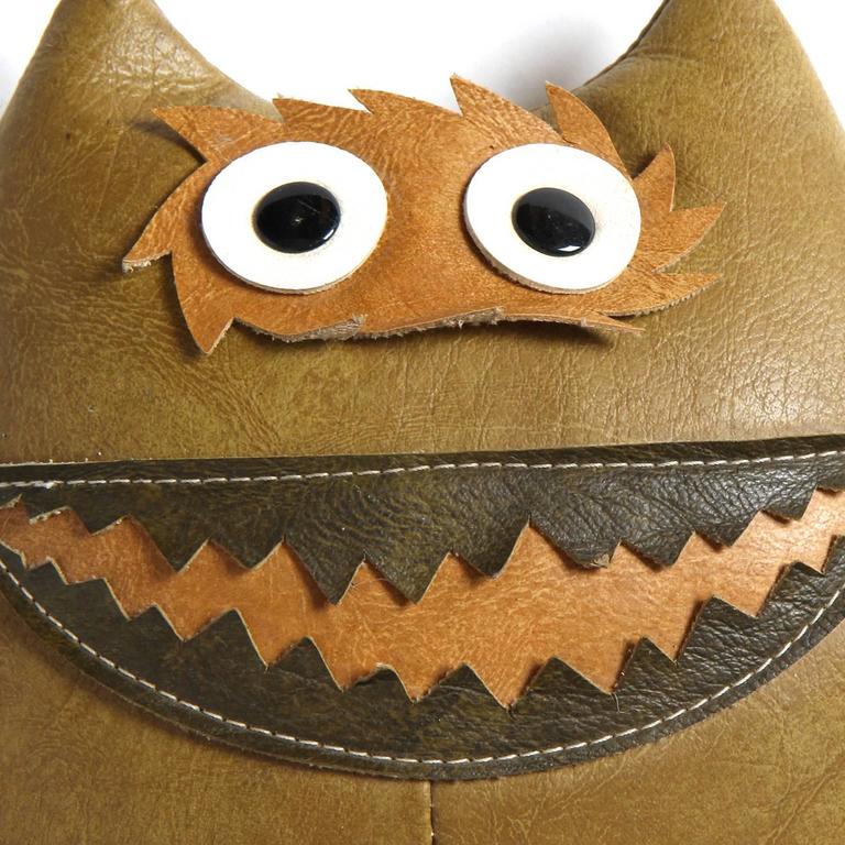 Rare Vintage Naugahyde "Nauga" Monster by Naugahyde For Sale at 1stdibs