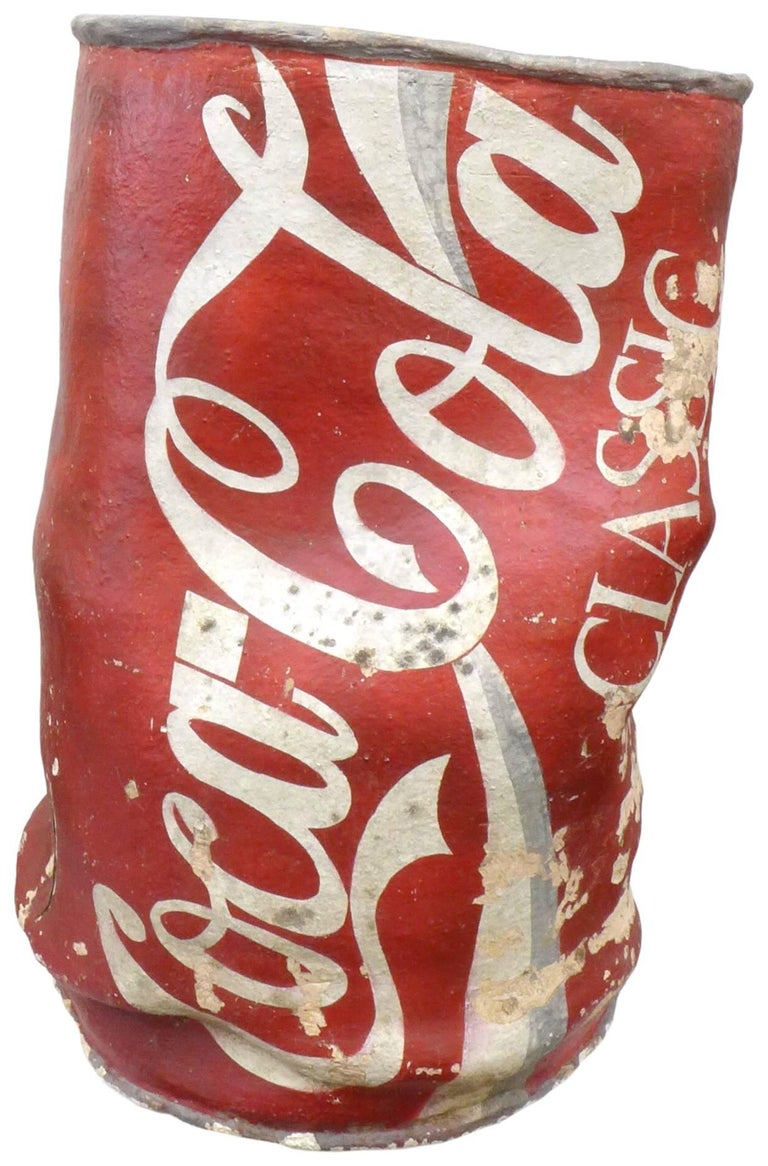 Huge Handmade Ceramic Coca Cola Can Sculpture at 1stDibs