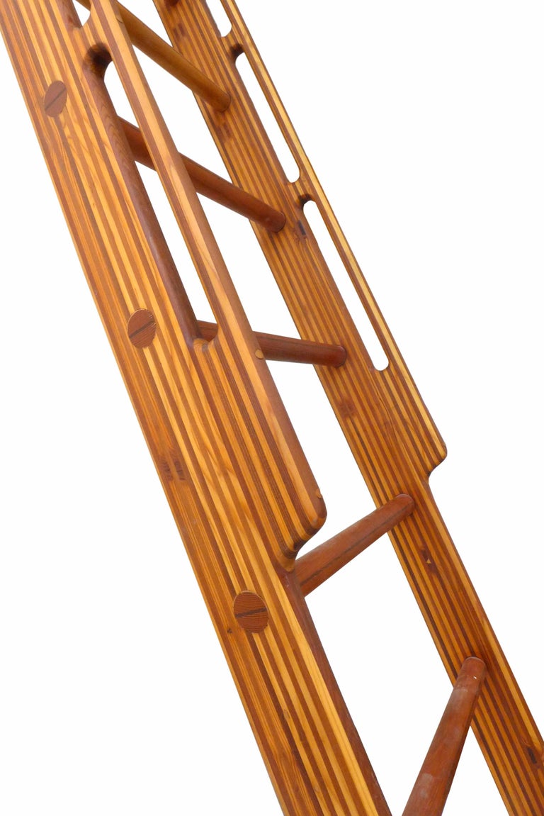 Stack-Laminated Wood Ladder at 1stDibs