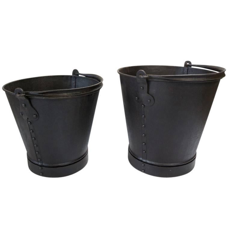 Rare Antique Iron Buckets from Indonesia, circa 19th Century For Sale ...