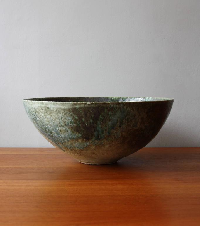 Kasper WüRtz One off Massive Stoneware Bowl at 1stDibs