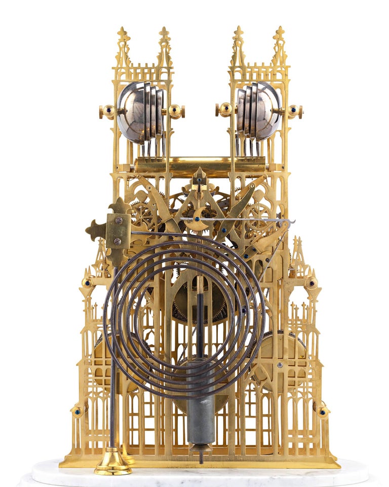 Westminster Abbey Architectural Skeleton Clock at 1stDibs | westminster ...
