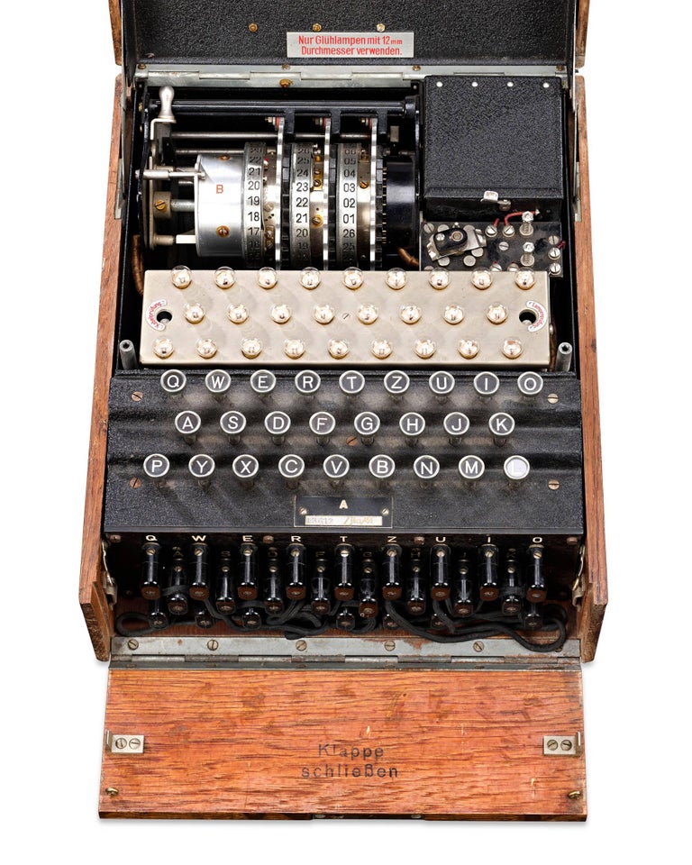 German Enigma I Cipher Machine at 1stDibs