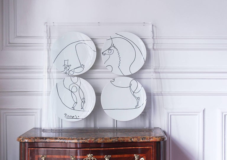 Dinner Plates 'The Horse Trainer' by Pablo Picasso at 1stDibs | picasso ...