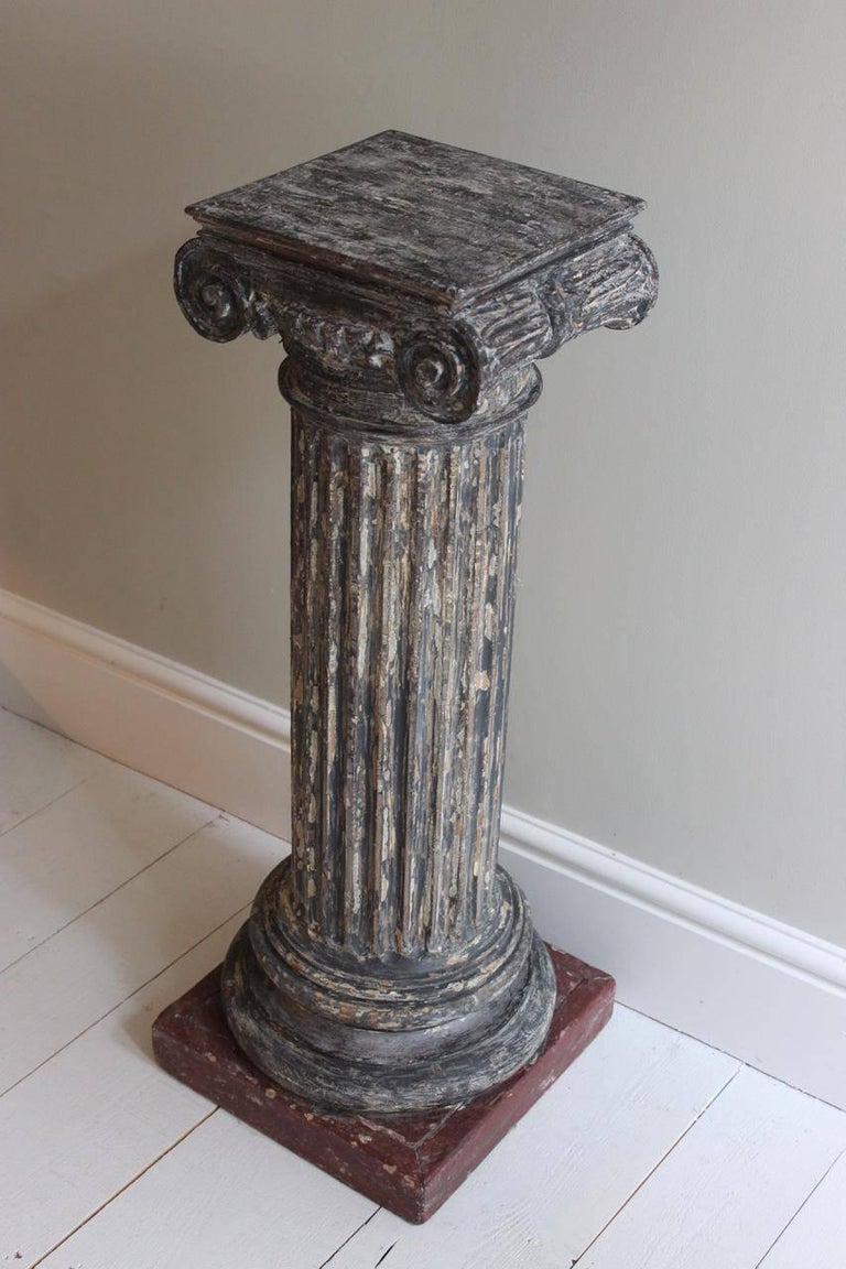 19th Century Painted Classical Column or Plinth at 1stDibs