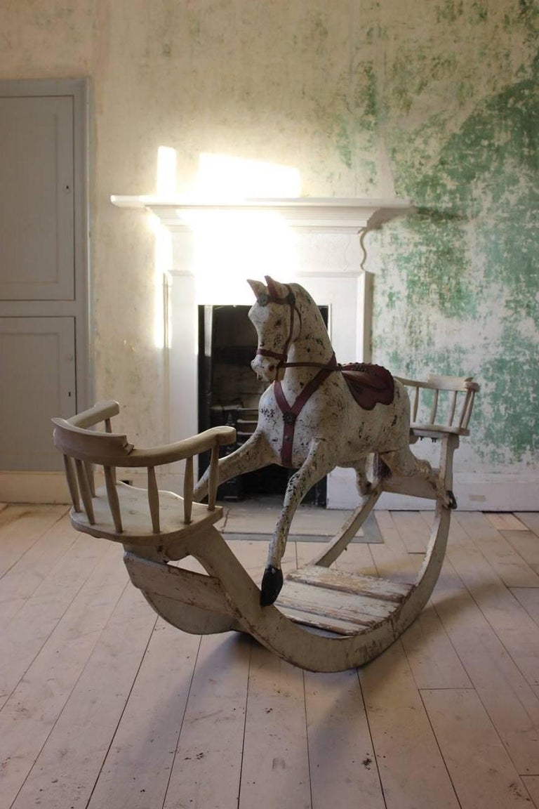 Late 19th Century English Rocking Horse at 1stDibs