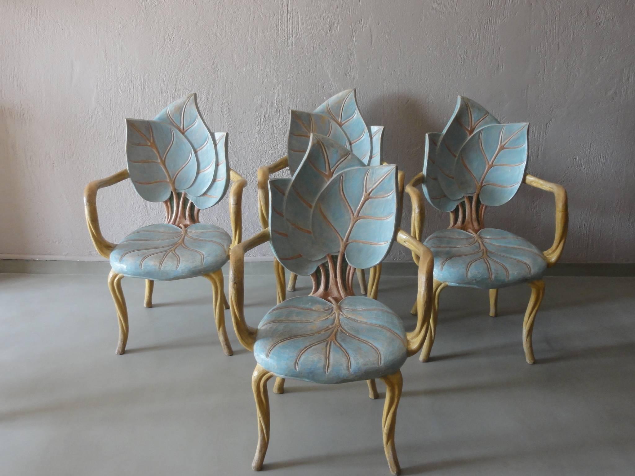 Set of Four Armchairs by David Barrett at 1stDibs
