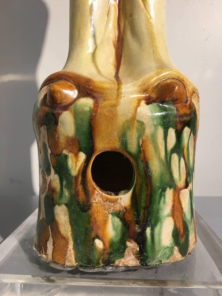 Chinese Tang Dynasty Sancai Glazed Figure of an Official, Tl Tested at ...