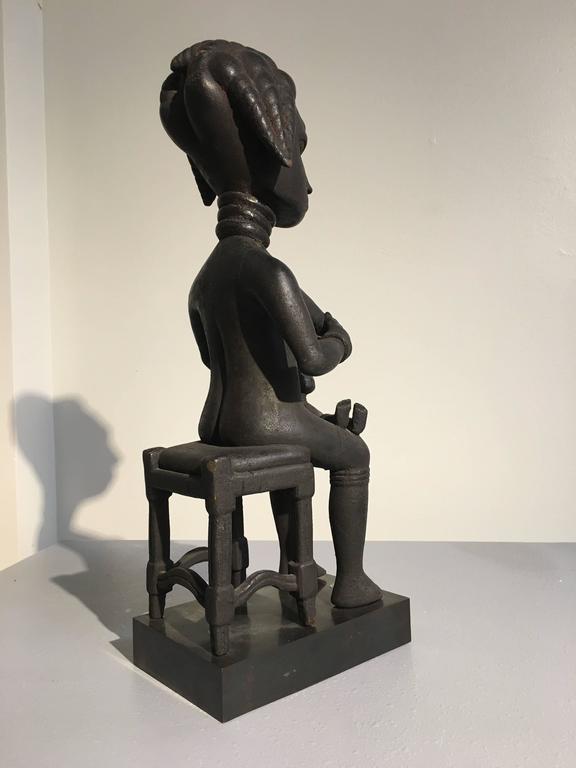 Ashanti Mother and Child Maternity Figure Carved by Osei Bonsu, Ghana ...