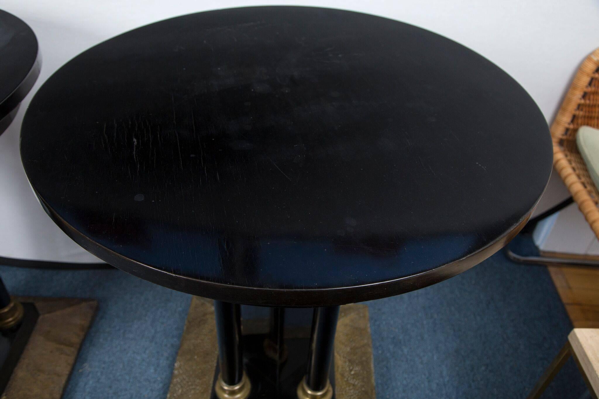 Pair of Austrian Secessionist Period Pedestal Side Tables For Sale at ...