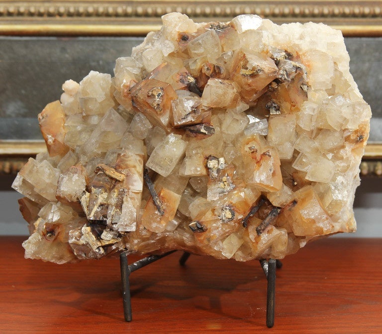 Large Crystal Specimen with Stand at 1stDibs