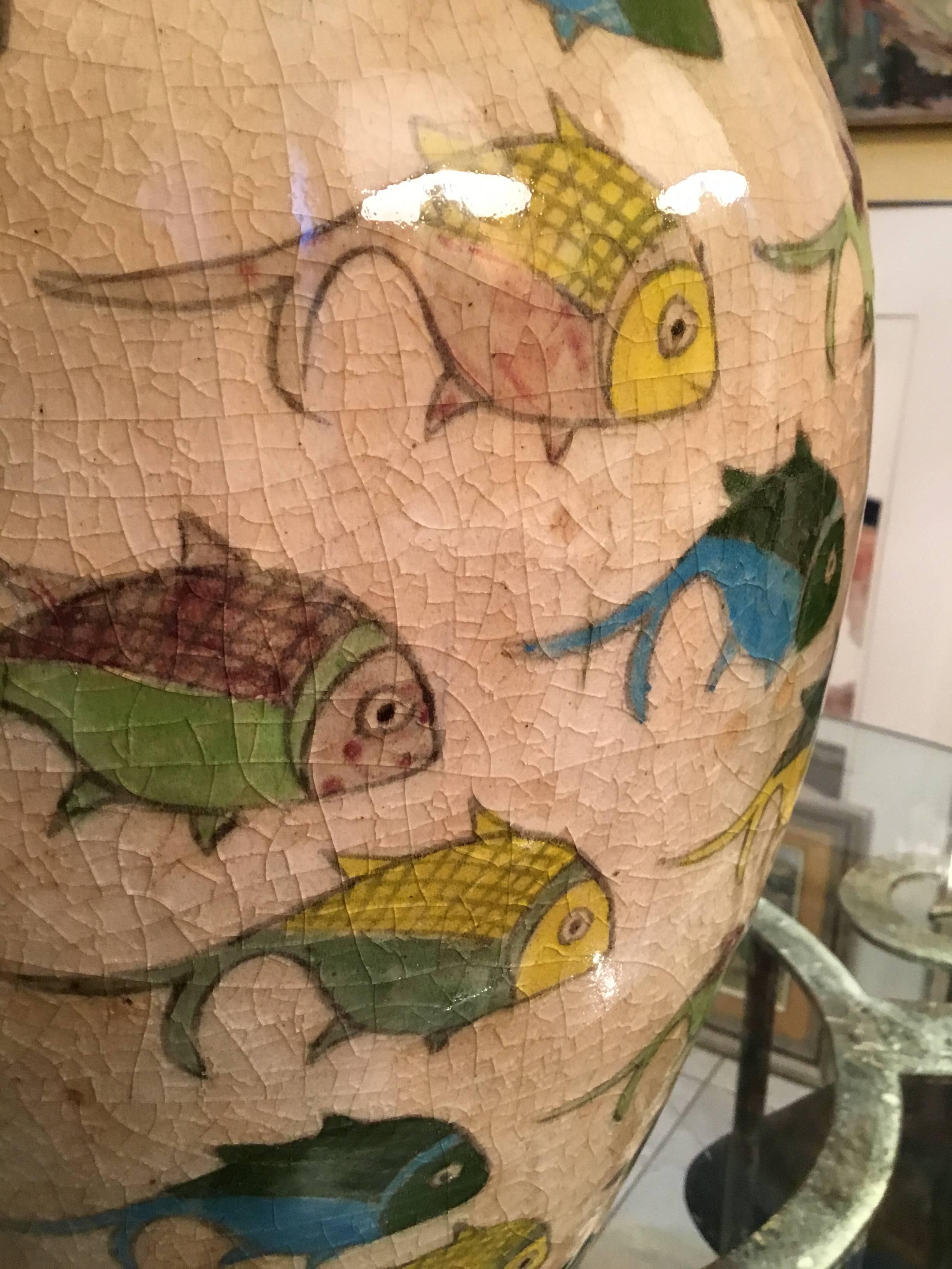 Antique Persian Ceramic Table Lamp at 1stDibs | persian lamps, persian ...