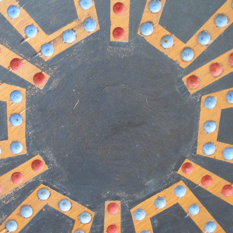 Hexagonal Parchesi Game Board for Marbles at 1stDibs