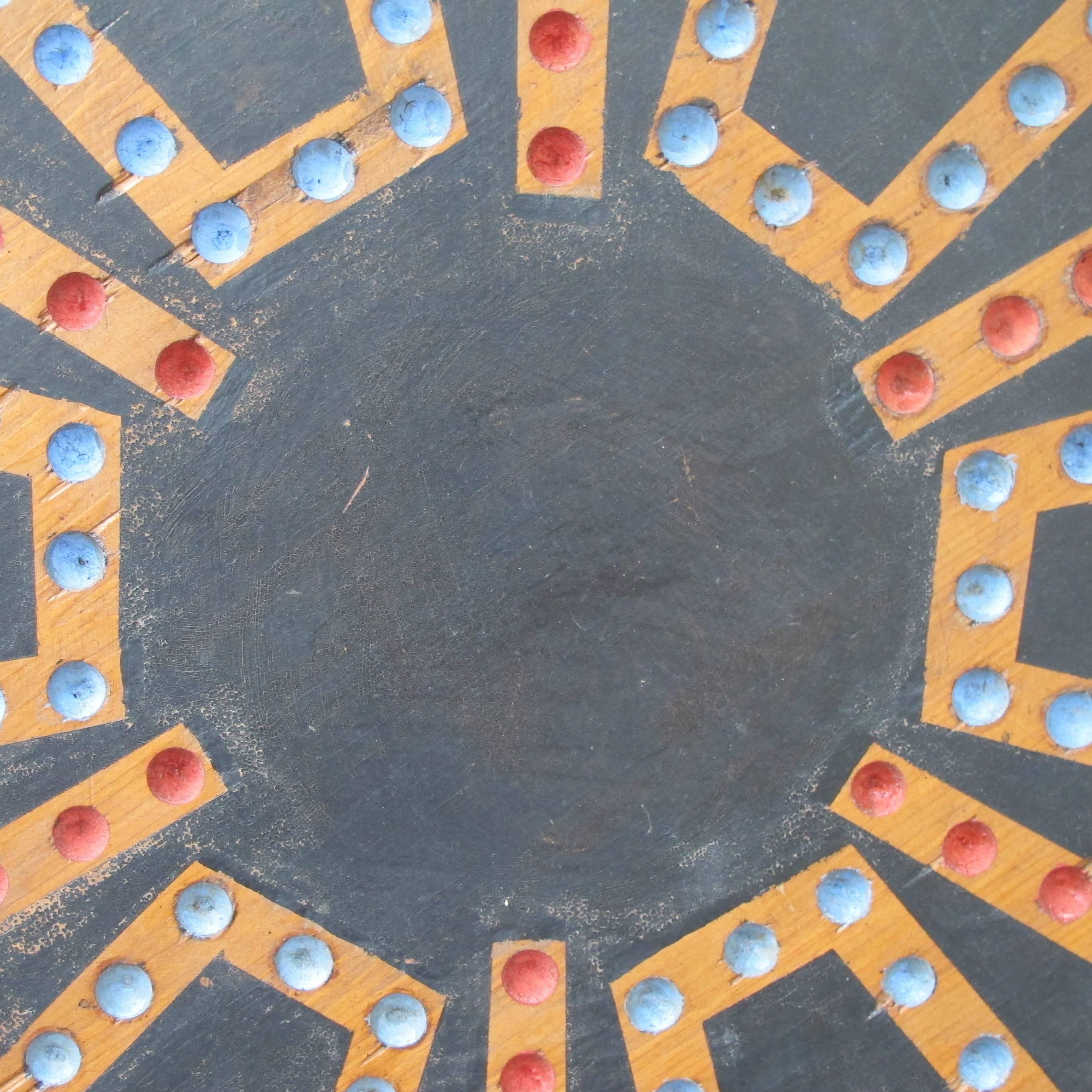 Hexagonal Parchesi Game Board for Marbles at 1stDibs