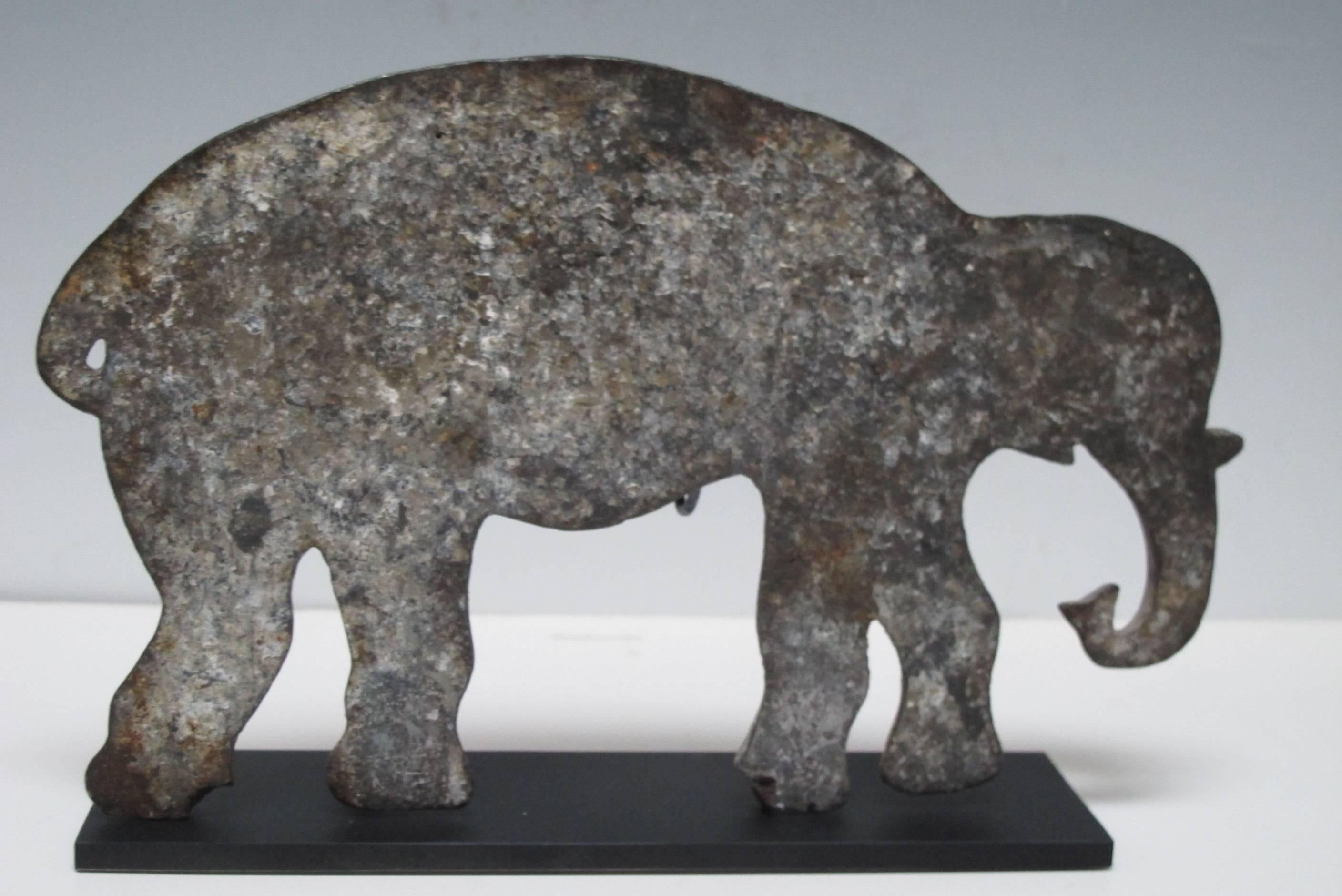 Cast Iron Elephant Carnival Arcade Shooting Gallery Target at 1stDibs ...