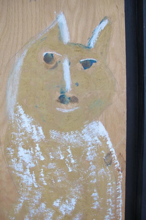 Jimmy Lee Sudduth Painting of a Dog For Sale at 1stDibs