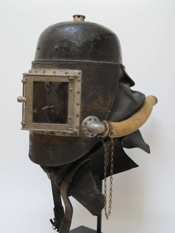 Siebe Gorman Fire Fighter Smoke Helmet at 1stDibs | siebe gorman smoke ...