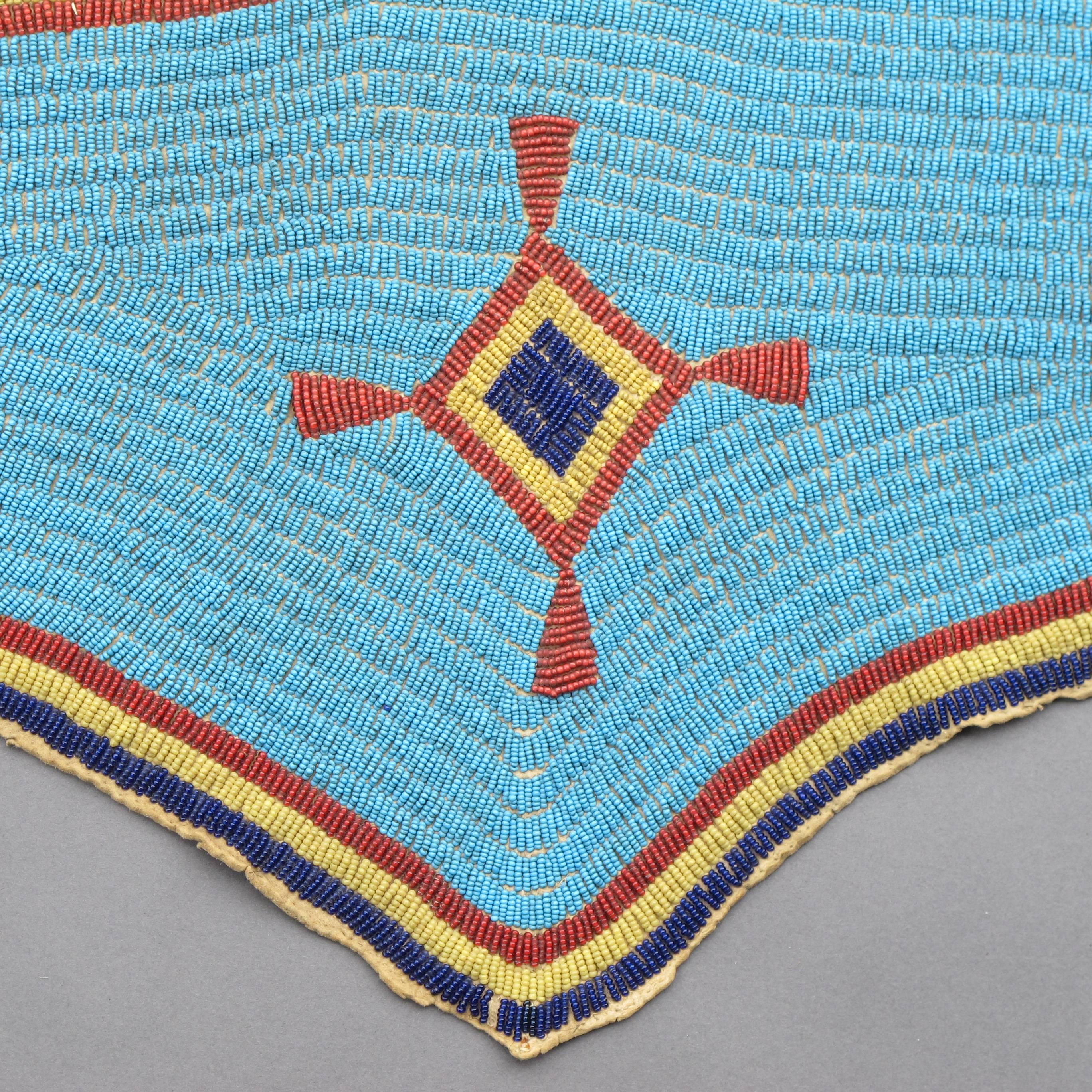 Classic Period Plains Indian Beaded Dress Yoke For Sale at 1stDibs ...