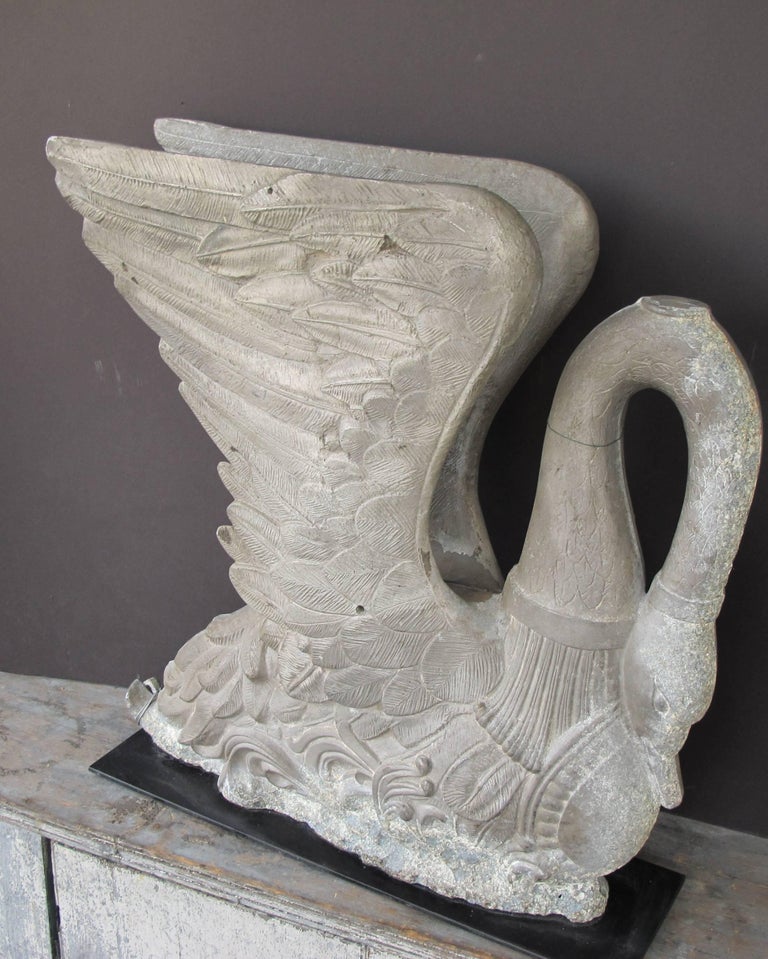 Cast Metal Swan Sculpture Mold at 1stDibs
