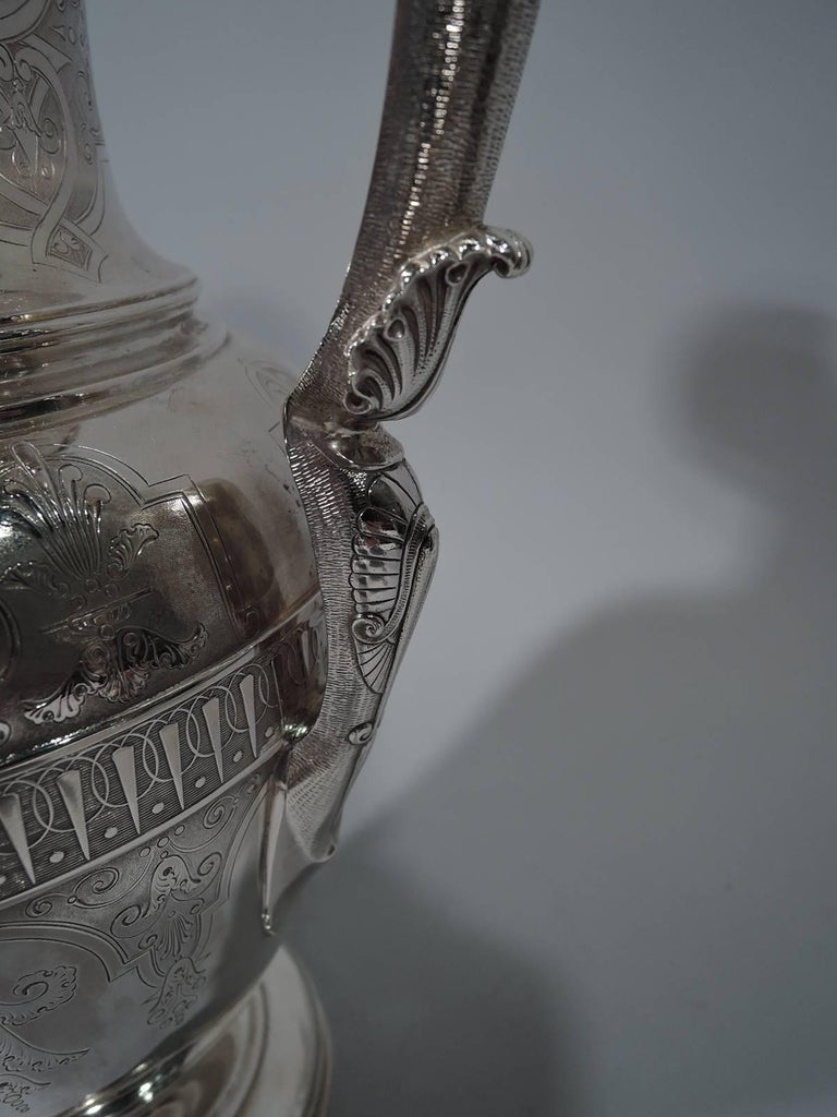 Tiffany Classical Sterling Silver Ewer with Early Broadway Hallmark For ...