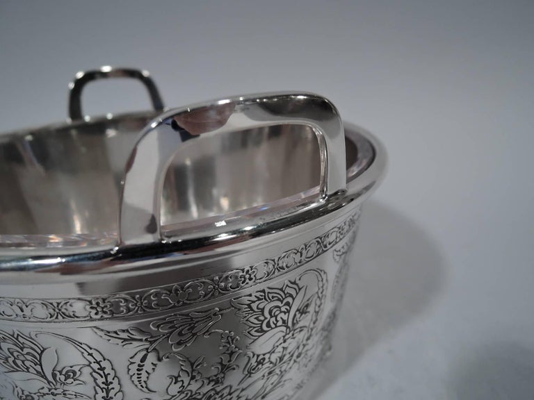 Antique Tiffany Art Nouveau Sterling Silver Ice Bucket For Sale at ...