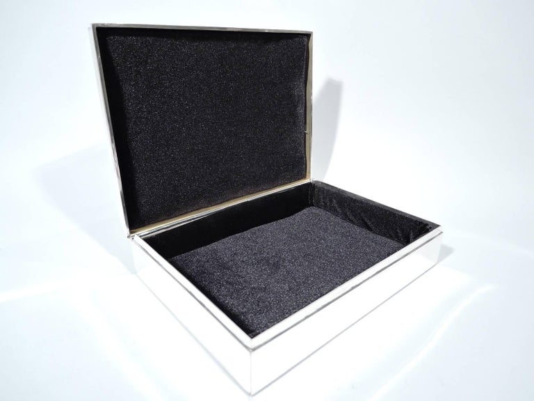 Tiffany and Co. Large and Heavy Sterling Silver Keepsake Box For Sale ...