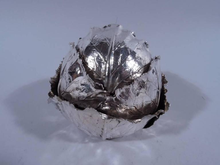 Mario Buccellati Sterling Silver Cabbage Lighter For Sale at 1stDibs