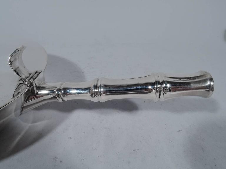 Tiffany Sterling Silver Silent Butler in Bamboo Pattern For Sale at 1stDibs