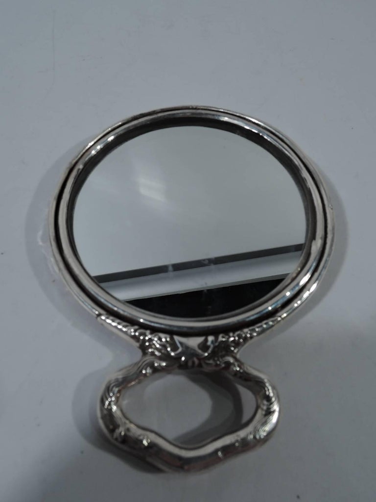 Unger Bros Art Nouveau Sterling Silver Venus Hand Mirror For Sale at ...