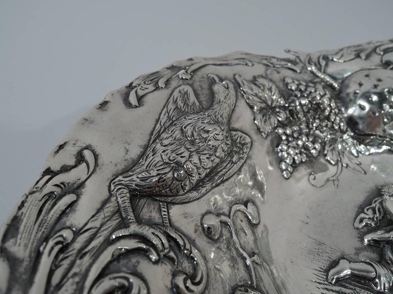 Antique German Renaissance Revival Silver Bowl For Sale at 1stDibs