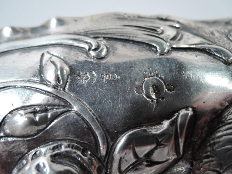Antique German Renaissance Revival Silver Bowl For Sale at 1stDibs