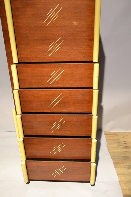 Rare Gilbert Rohde Five-Drawer Mirrored Cabinet for Cavalier, circa ...