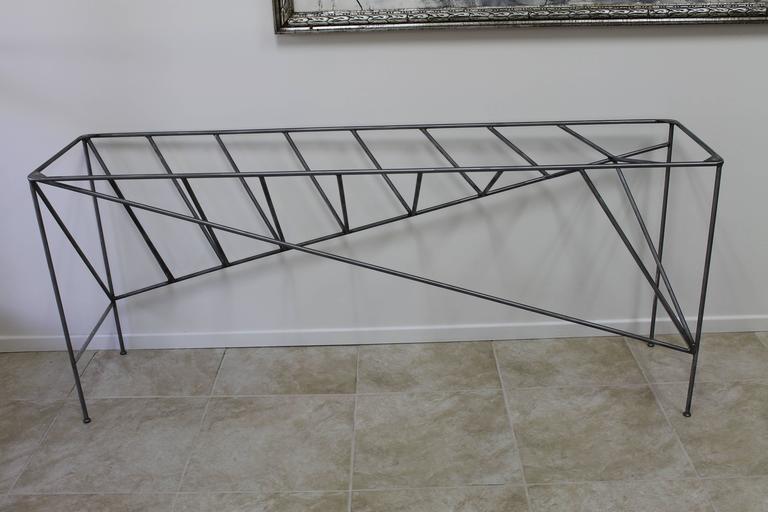 Studio Steel Console at 1stDibs