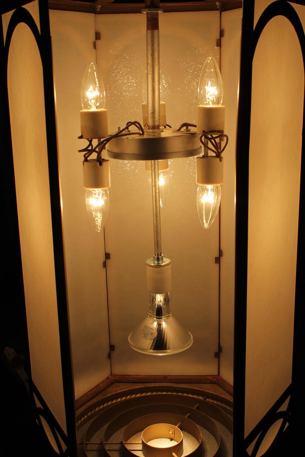 Gothic Cathedral Style Hanging Lamp For Sale at 1stdibs