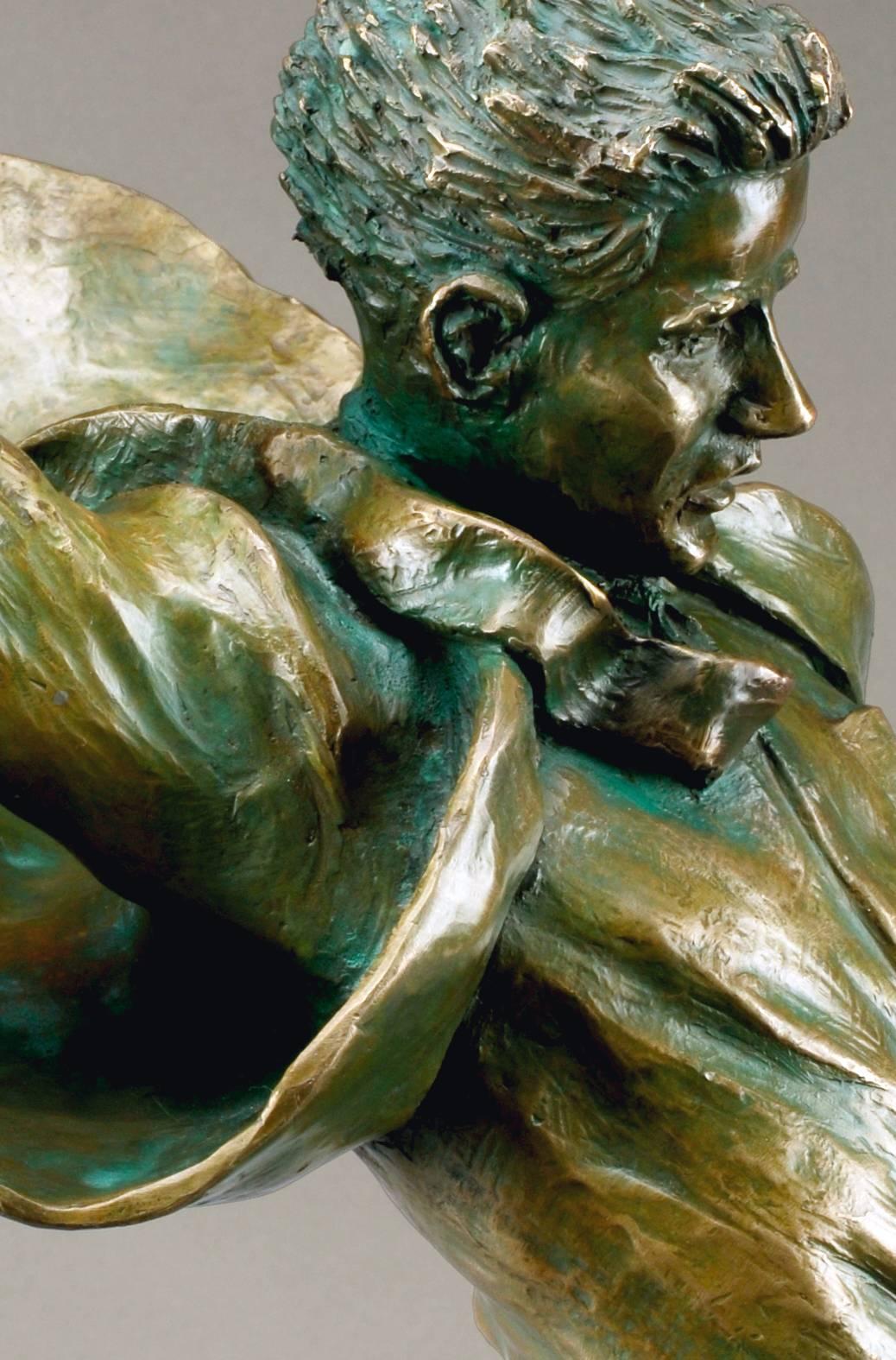 Hanging Ten, a Bronze Sculpture by Jim Rennert For Sale at 1stDibs