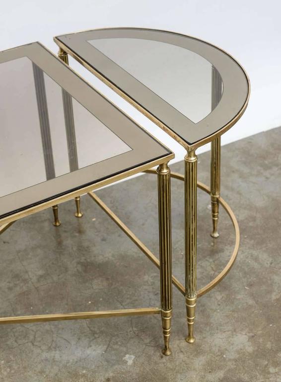 Three-Piece Jansen Style Cocktail Table at 1stDibs