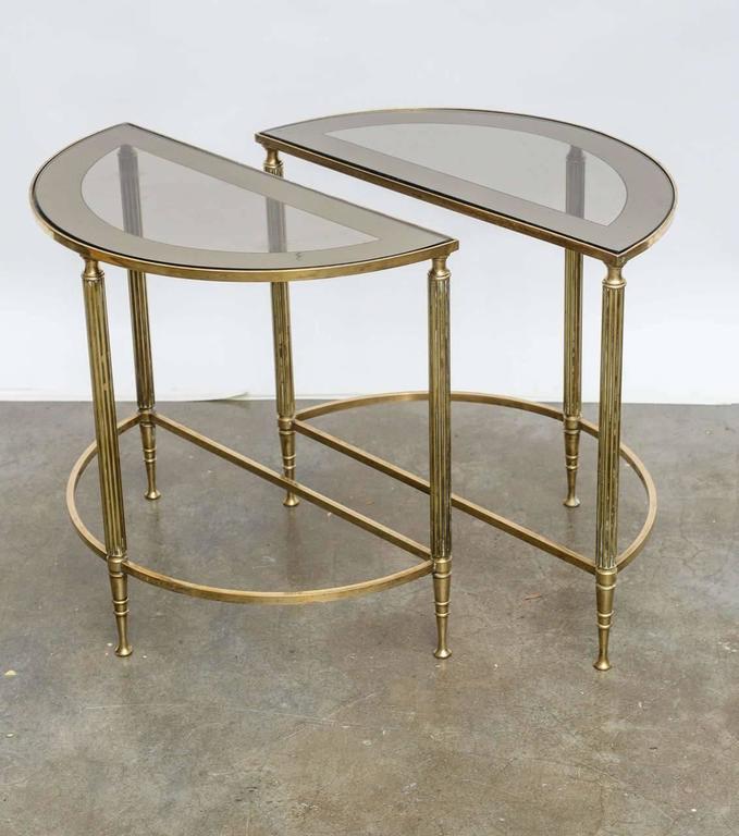Three-Piece Jansen Style Cocktail Table at 1stDibs