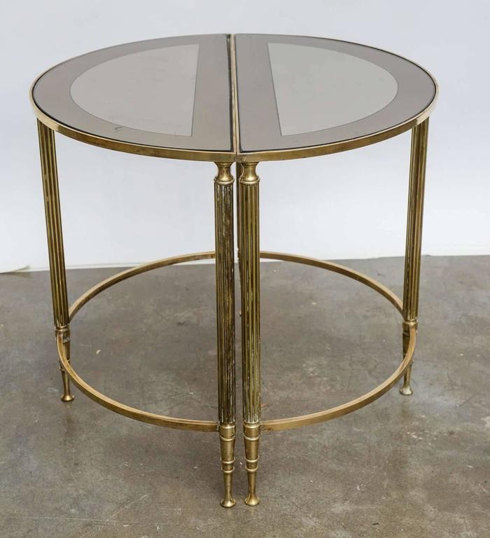 Three-Piece Jansen Style Cocktail Table at 1stDibs