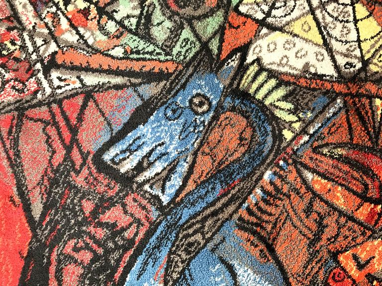 Pablo Picasso's "Running of the Bulls" Carpet by Ege Art Rug For Sale ...