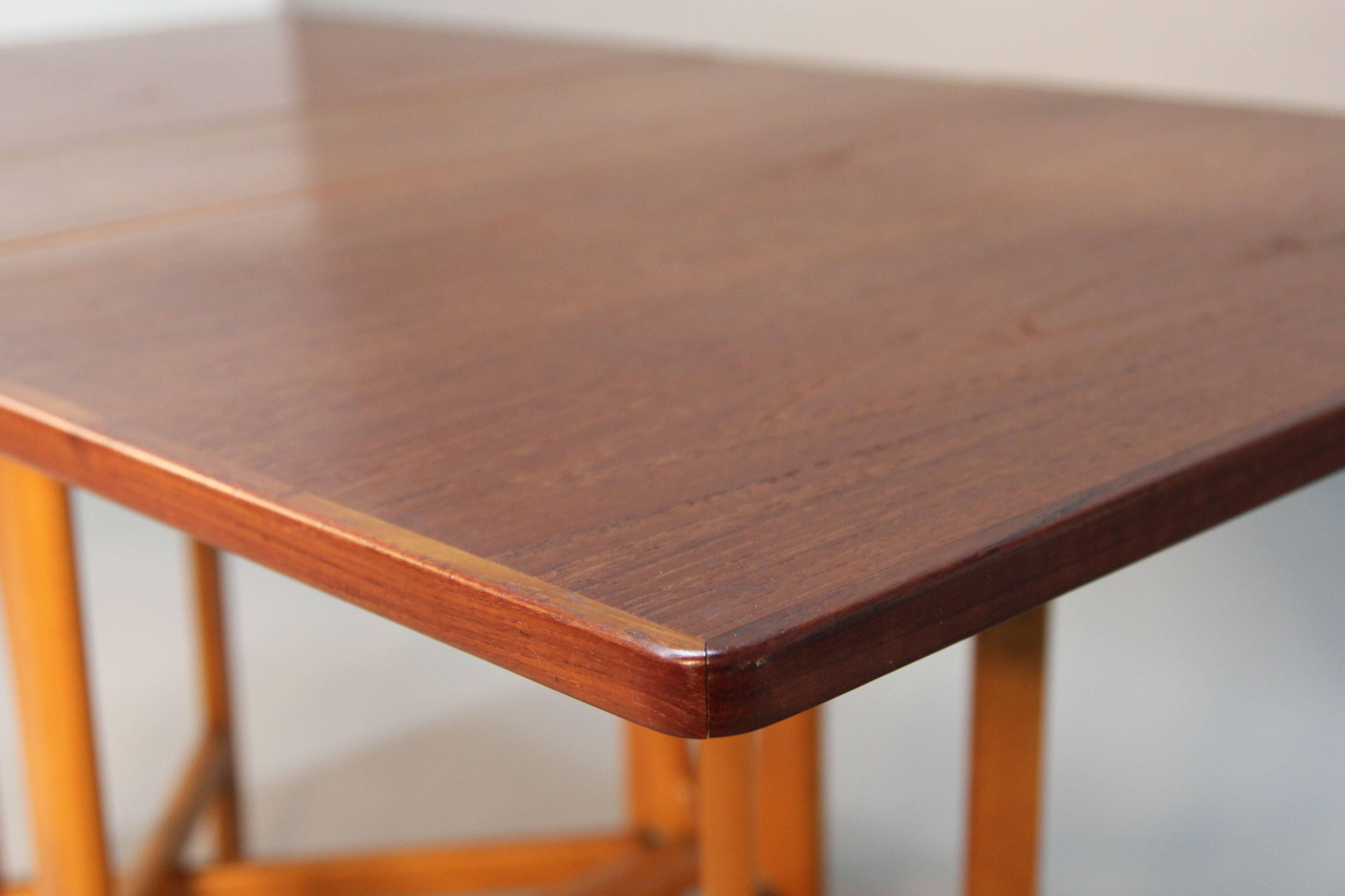 Scandinavian Drop Leaf Gateleg Table For Sale at 1stDibs | gate leg ...