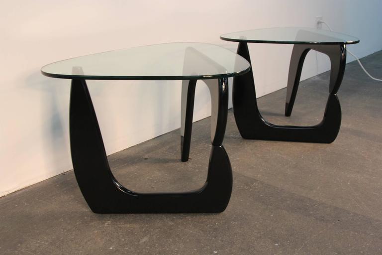 Pair of Noguchi Style Lacquered Side Tables at 1stDibs | noguchi side ...