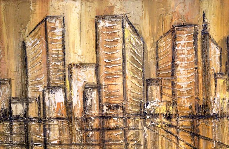 Cityscape by Chen Chi For Sale at 1stdibs