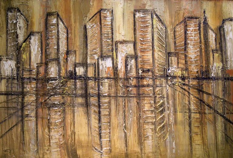 Cityscape by Chen Chi For Sale at 1stdibs
