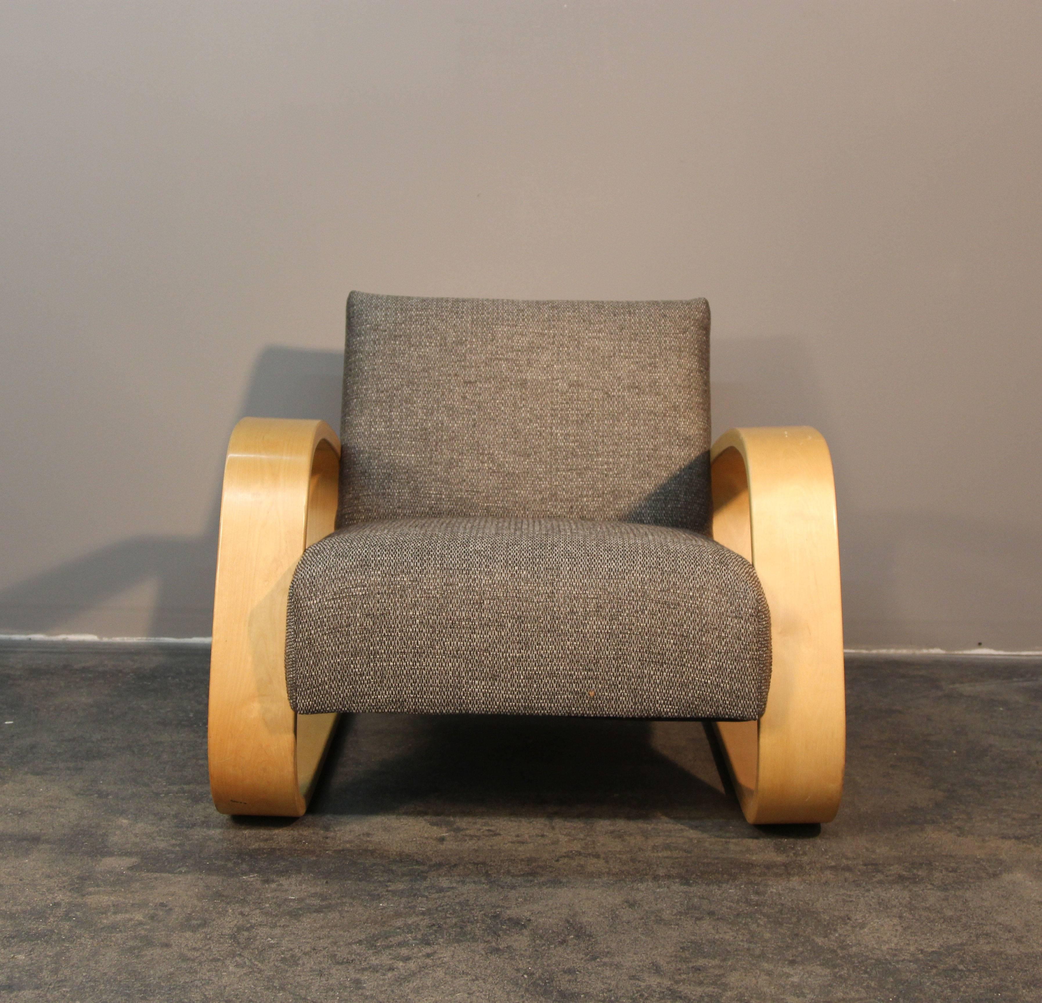 Alvar Aalto Newly Upholstered Tank Chair at 1stDibs