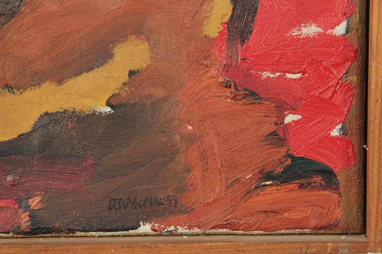 1950s Abstract Painting by Dora Tuynman For Sale at 1stDibs