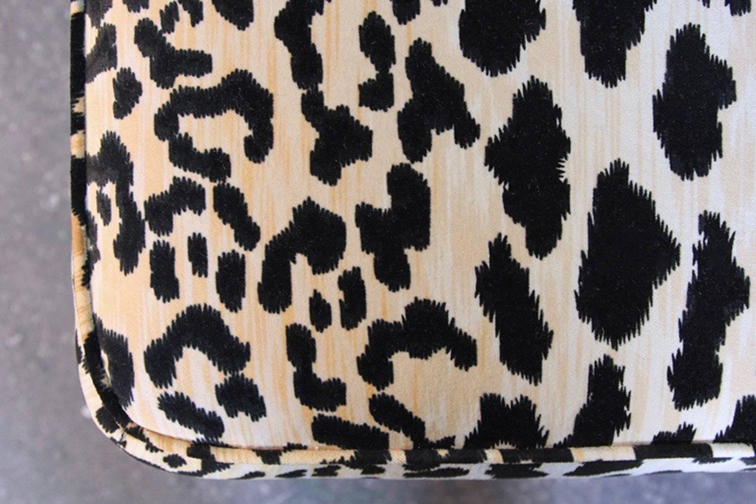 Leopard Print Ottoman or Coffee Table For Sale at 1stDibs | leopard ...