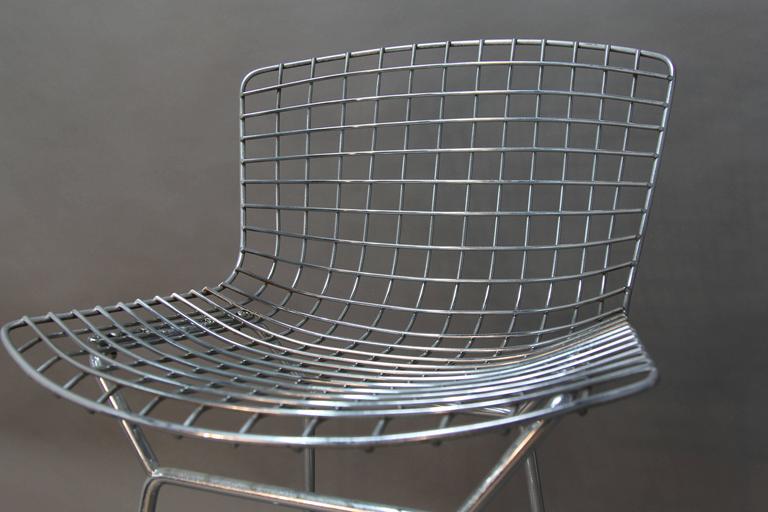 Set of Four Bertoia Bar Stools for Knoll at 1stDibs