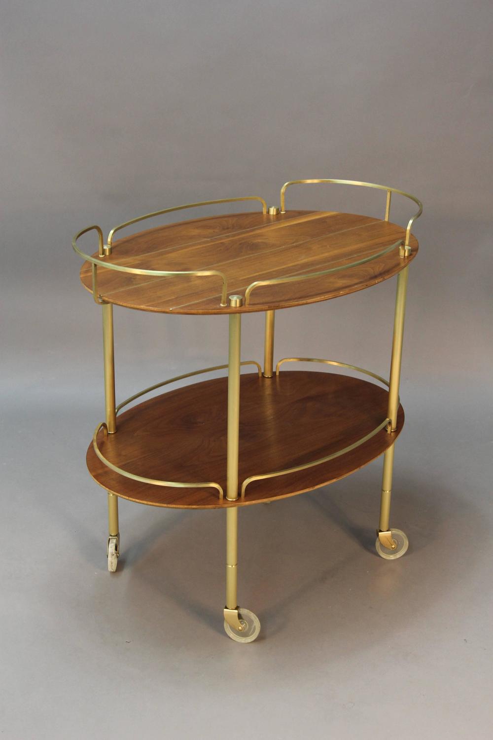 Vintage Mad Men Bar Cart For Sale at 1stdibs