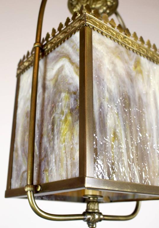 Victorian Gas Hall Harp Fixture For Sale at 1stDibs